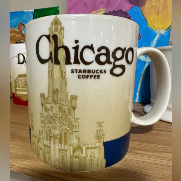 Starbucks | Kitchen | Starbucks Chicago Coffee Mug Cup City | Poshmark